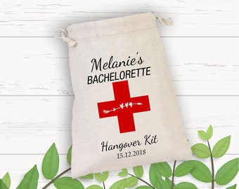 In Sickness and in Health Hangover Relief Kit Personalized Cotton 5x7 ...