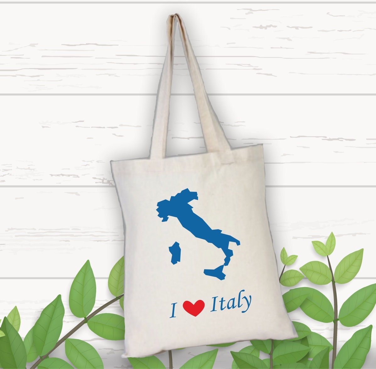 Italy Tote Gift Bag, Italy Travel Bag, I Love Italy, City Tote Bag ...