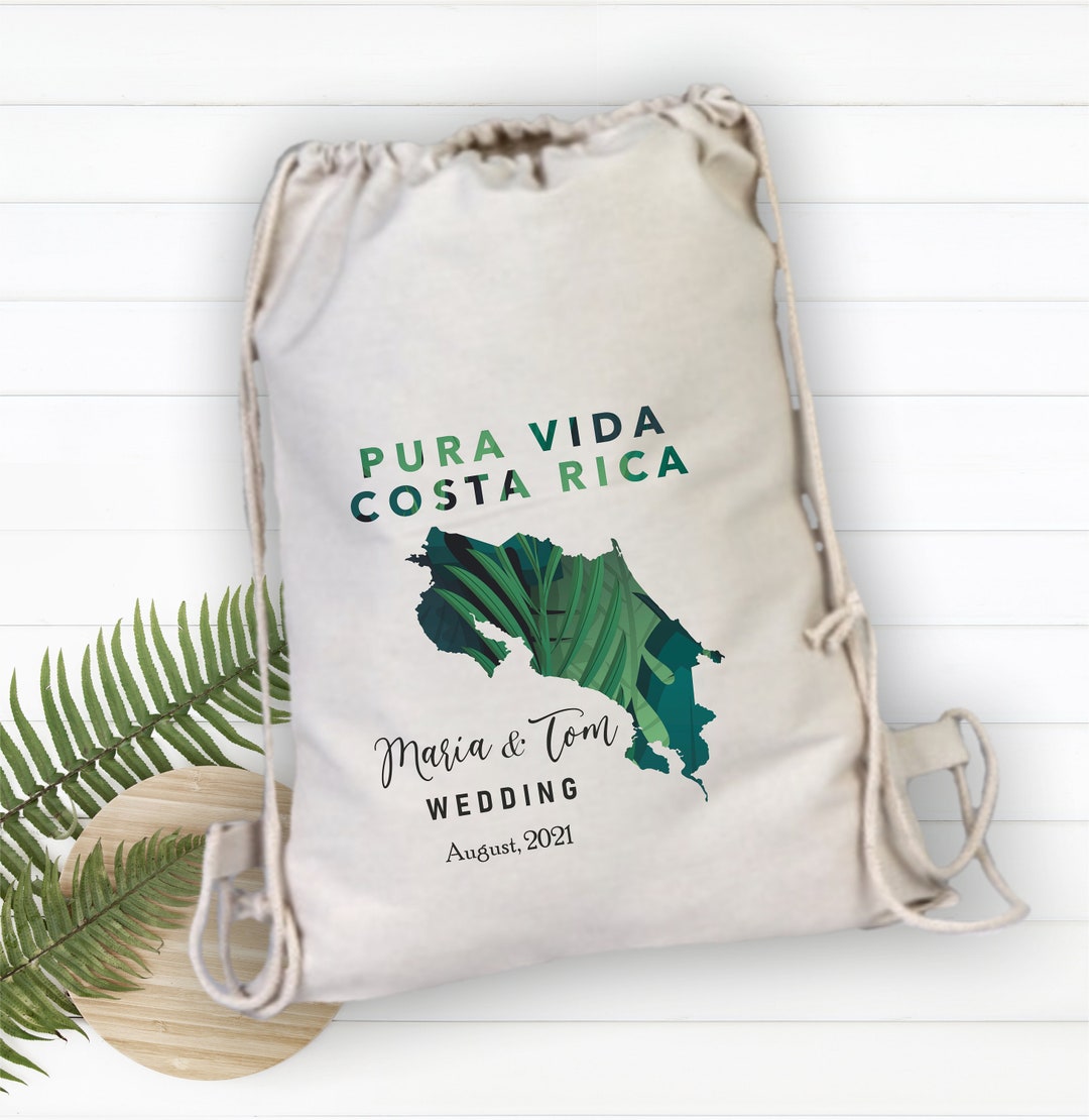 Pura Vida Costa Rica Destination Bachelorette Backpack, Destination ...