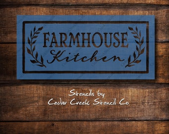 Kitchen Stencil | Etsy