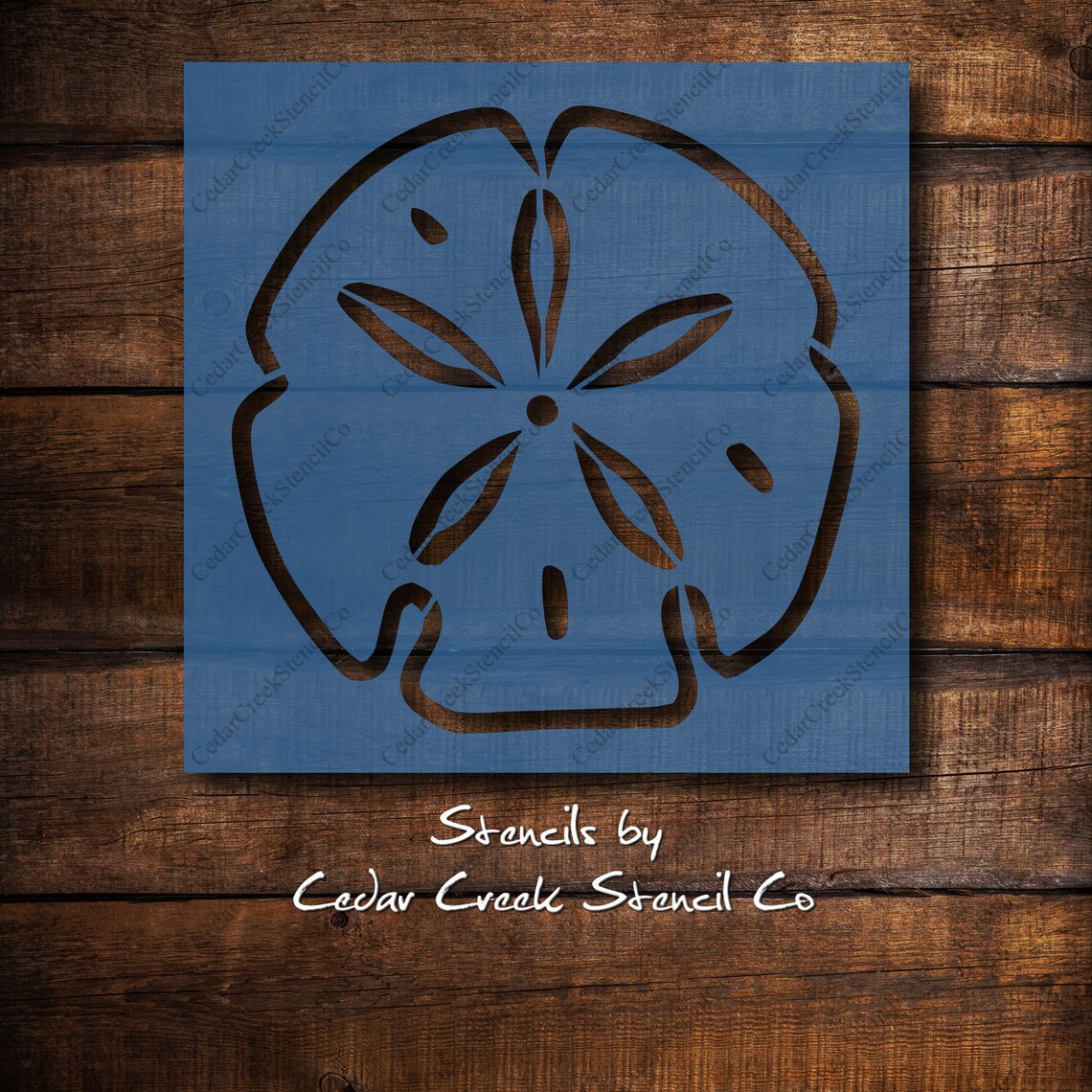 Sand Dollar Stencil beach themed stencil nautical stencil | Etsy