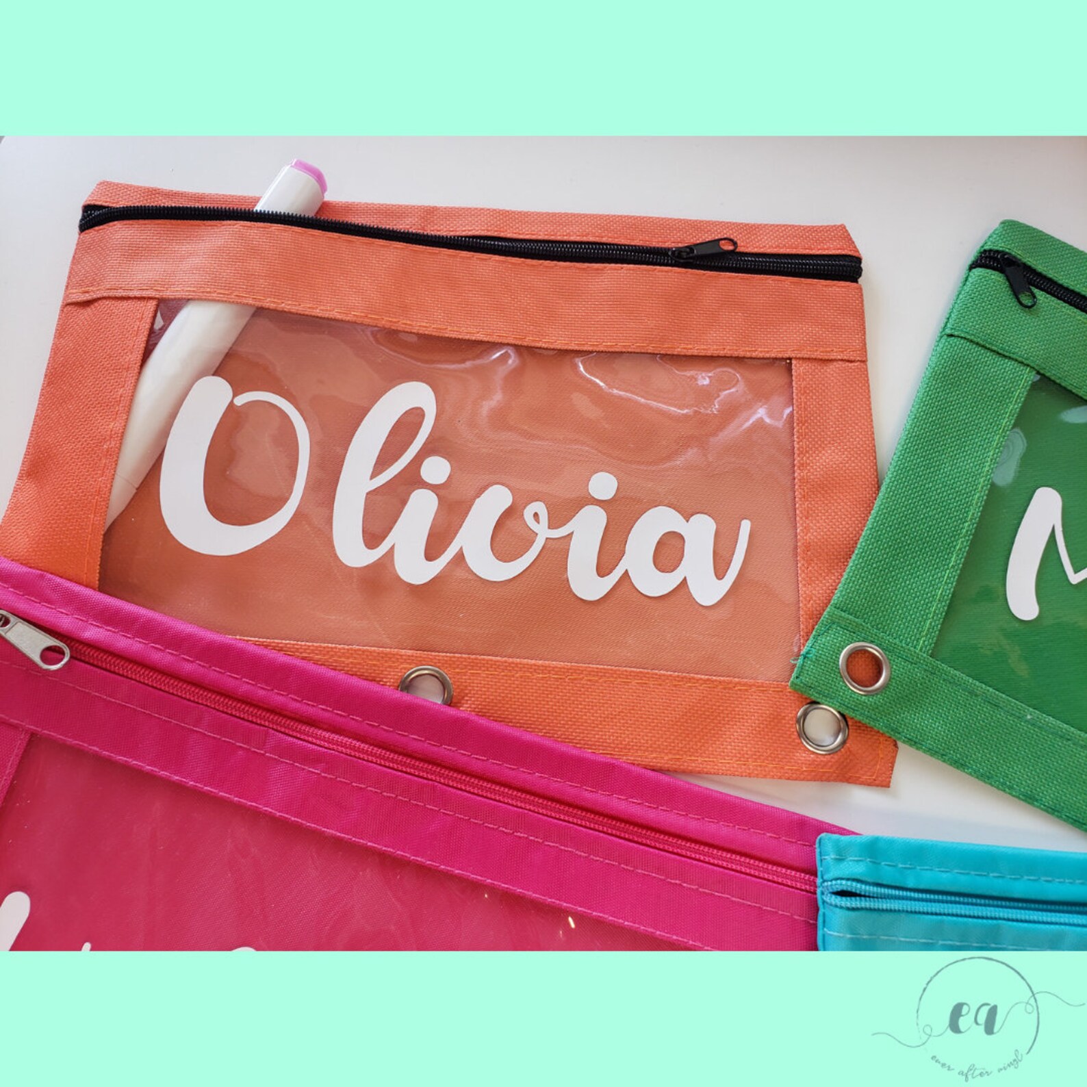 Personalized Supply Pouch School Pouch School Supplies - Etsy