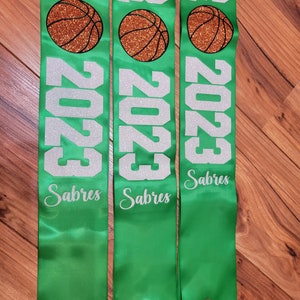 SENIOR SASH Personalized Graduation Sash Sports Team Spirit Senior 2025 ...
