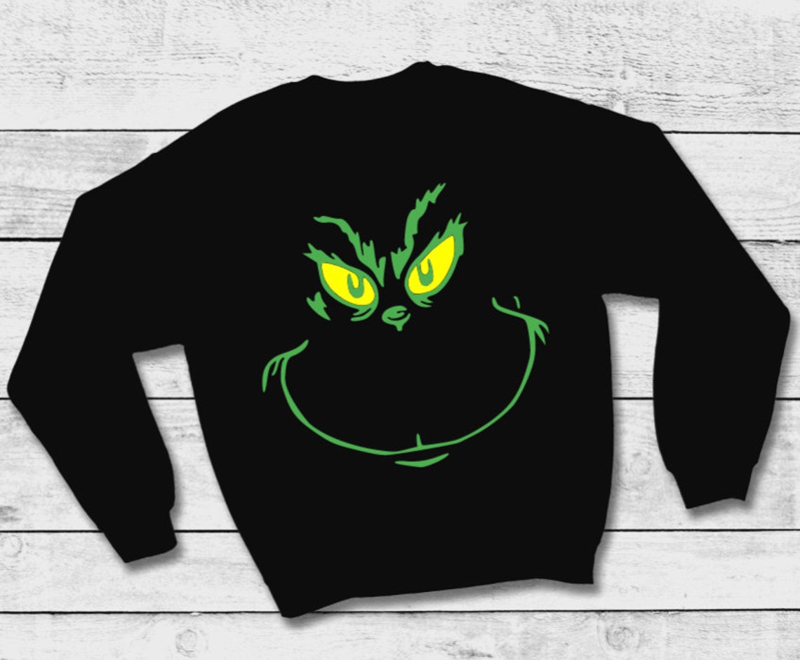 Grinch Sudadera / The Grinch Sweater / Christmas Sweater / - Etsy España