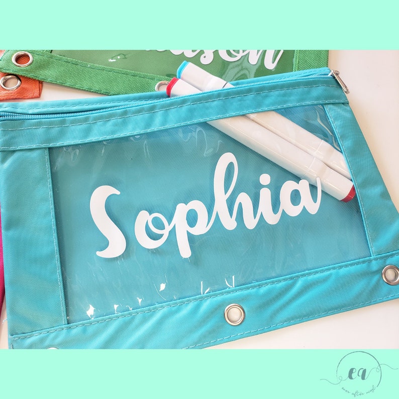 Personalized Supply Pouch School Pouch School Supplies - Etsy