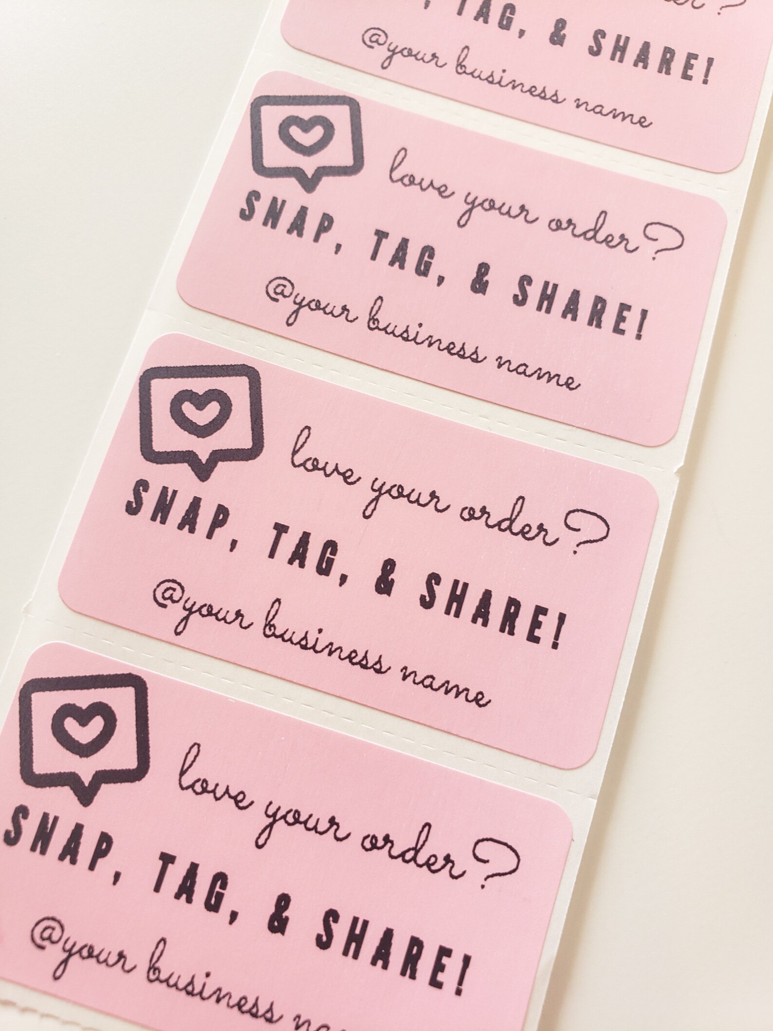 Social Media Labels Small Business Labels Custom Labels - Etsy