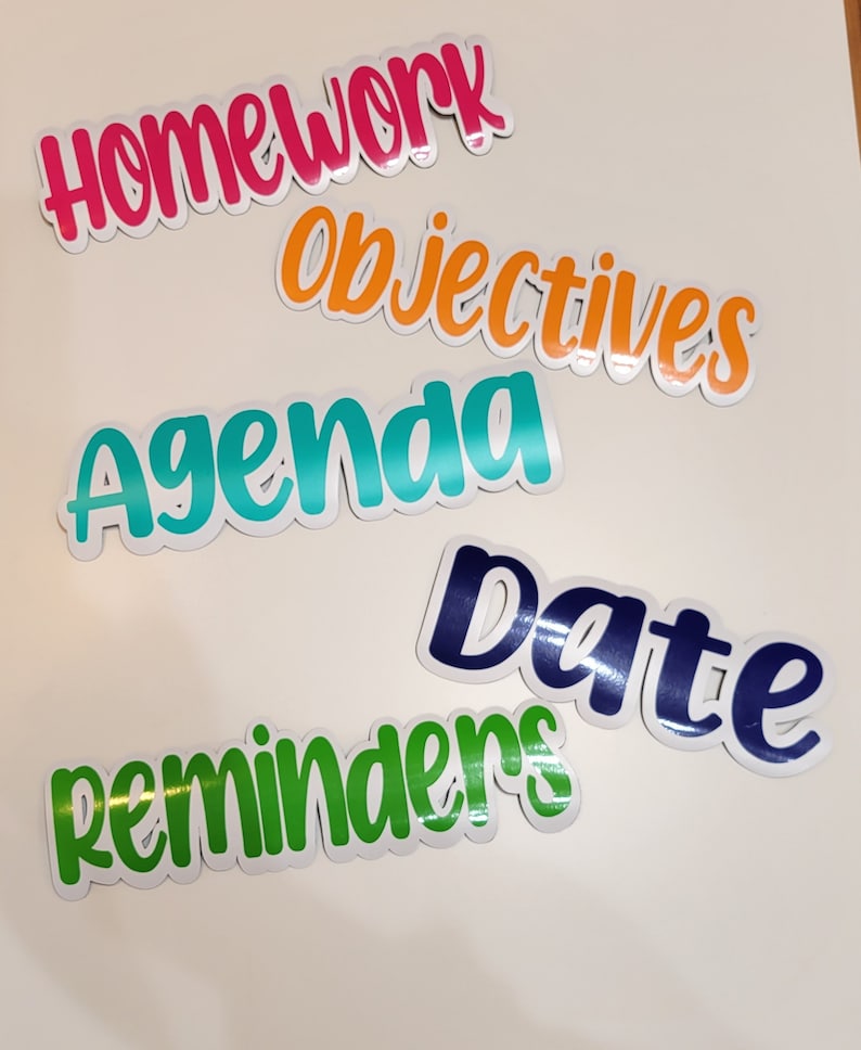 Classroom Magnets for Whiteboard Magnetic Titles for - Etsy