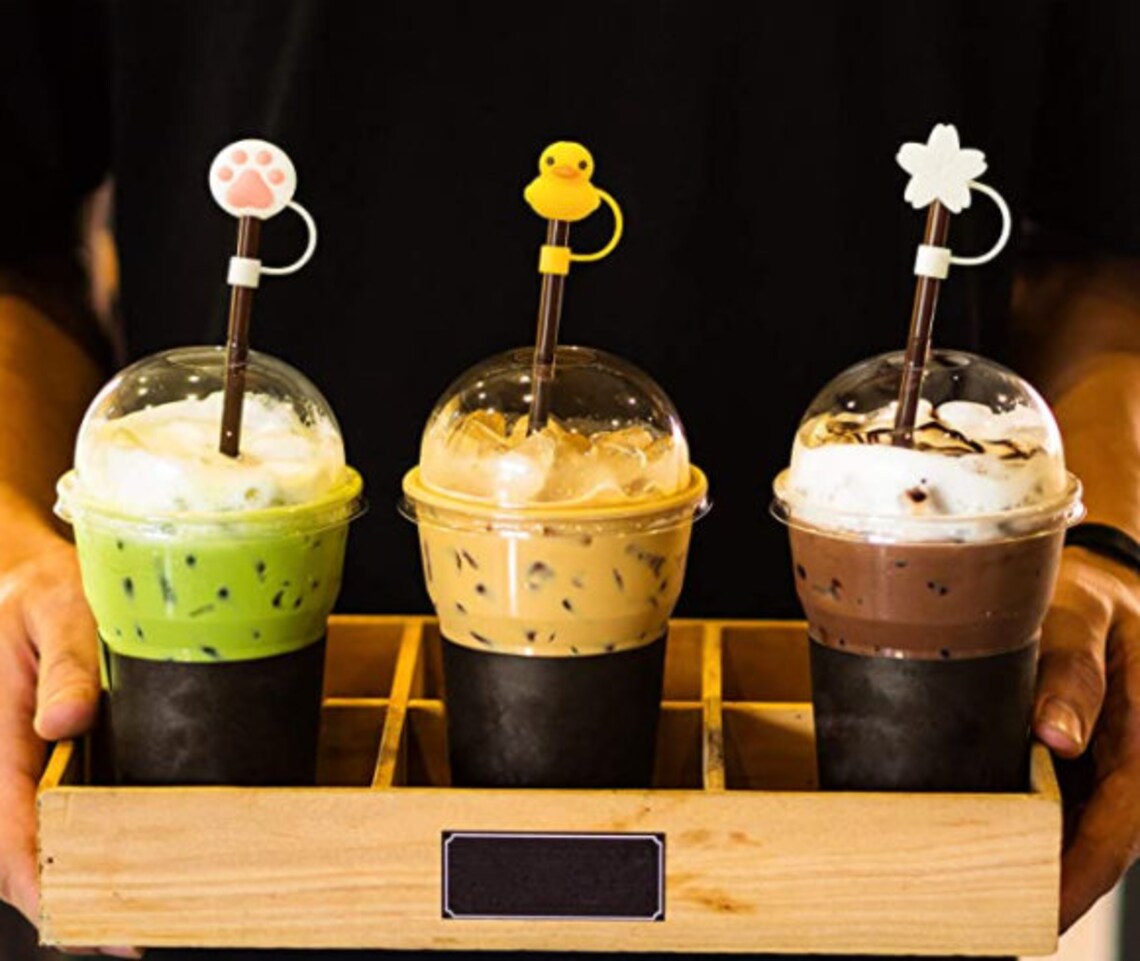 Straw Topper Starbucks Straw Topper Reusable Straw Topper | Etsy