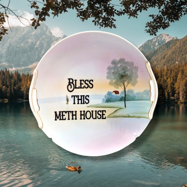 Bless This House Plates - Etsy