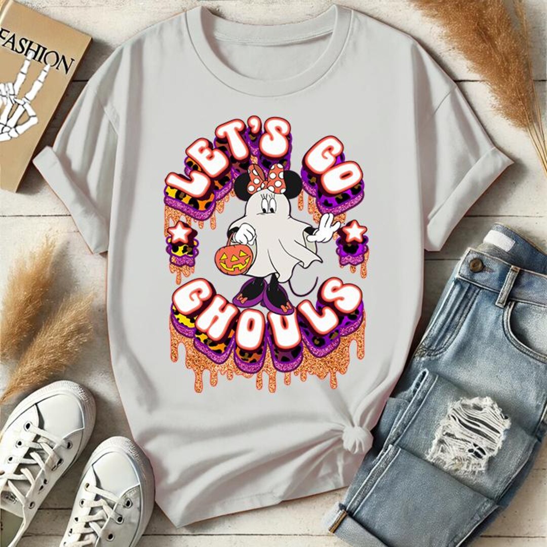 Preppy Minnie Mouse Fall PNG, Retro Fall Disney PNG, Spooky Disney PNG ...