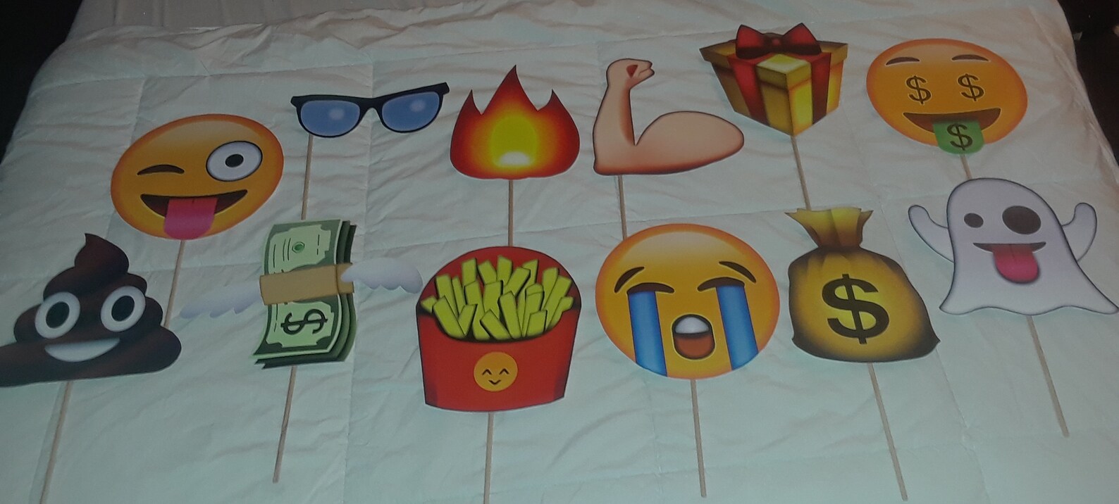 Emoji Photo Booth Props Great Gift Idea Emoji Party Emoji - Etsy