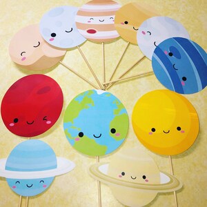 Space Party Photo Booth Props Solar System Photo Booth Props - Etsy