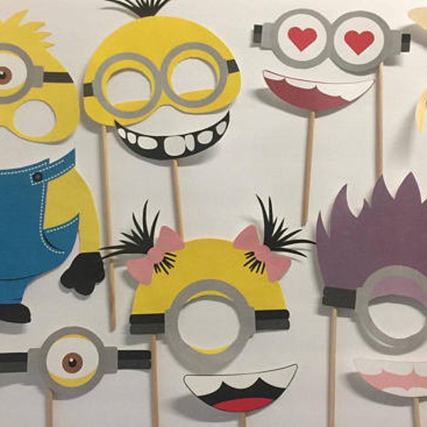 Minion Photo Booth - Etsy