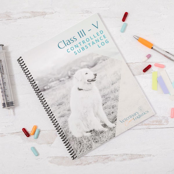 Veterinary Controlled Substance Log Book - Etsy
