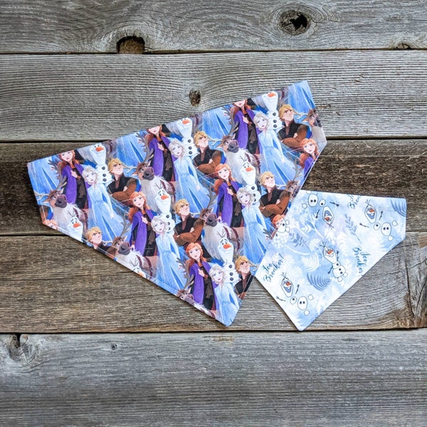 Frozen Bandana Dog - Etsy