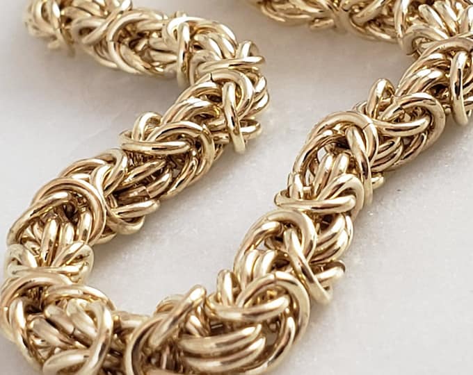 Iconic Byzantine Chain Necklace, Byzantine Chainmail, Jewelry Gifts ...