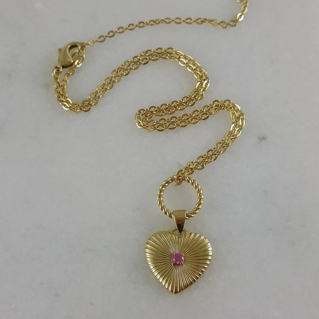 Baby Girl Necklace ,heart Charm, Teen Necklaces, Girl Accessories, Girl ...