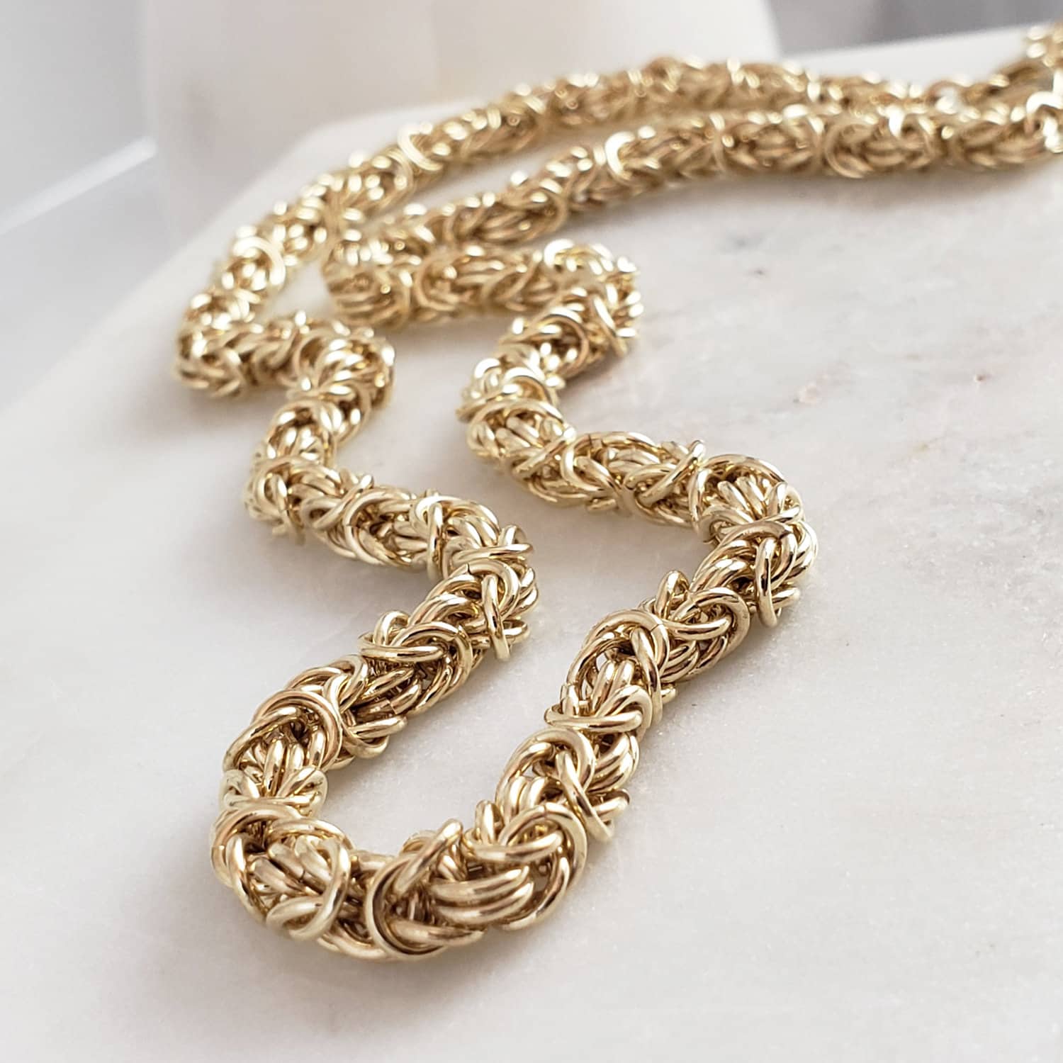 Iconic Byzantine Chain Necklace, Byzantine Chainmail, Jewelry Gifts ...