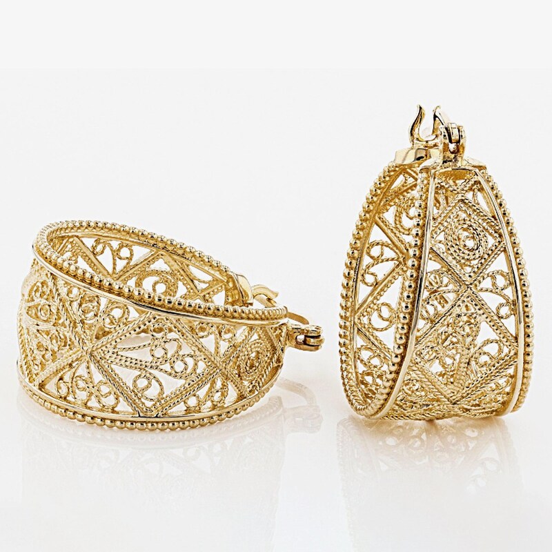 Filigree Earrings - Etsy