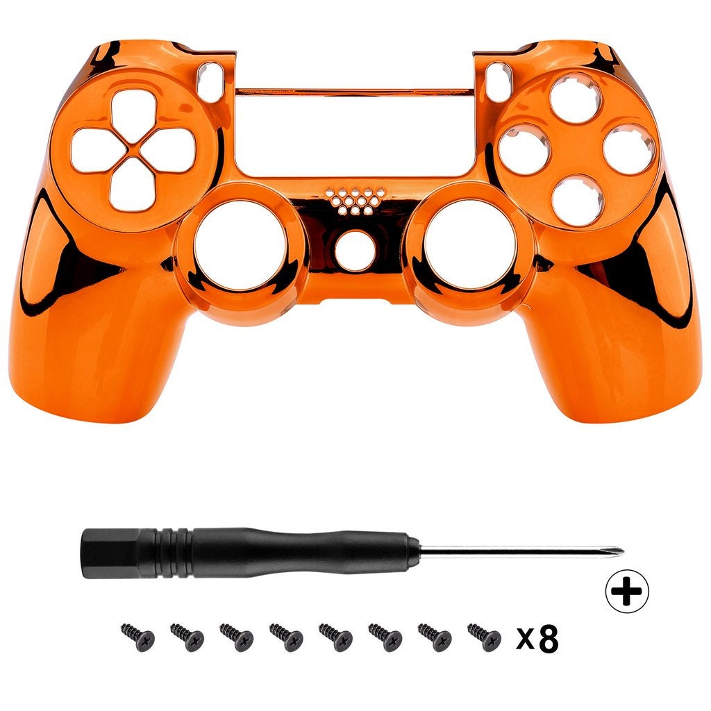 Chrome Orange Front Housing Shell Cover for PS4 Slim PS4 Pro | Etsy