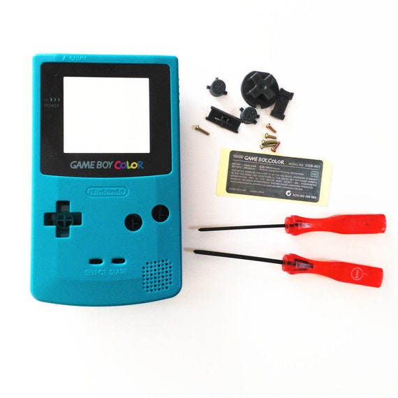 Teal gameboy color with game - munimoro.gob.pe