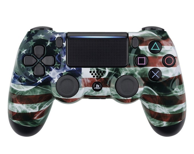 American Flag Front Housing Shell Cover for PS4 Slim PS4 Pro Controller ...