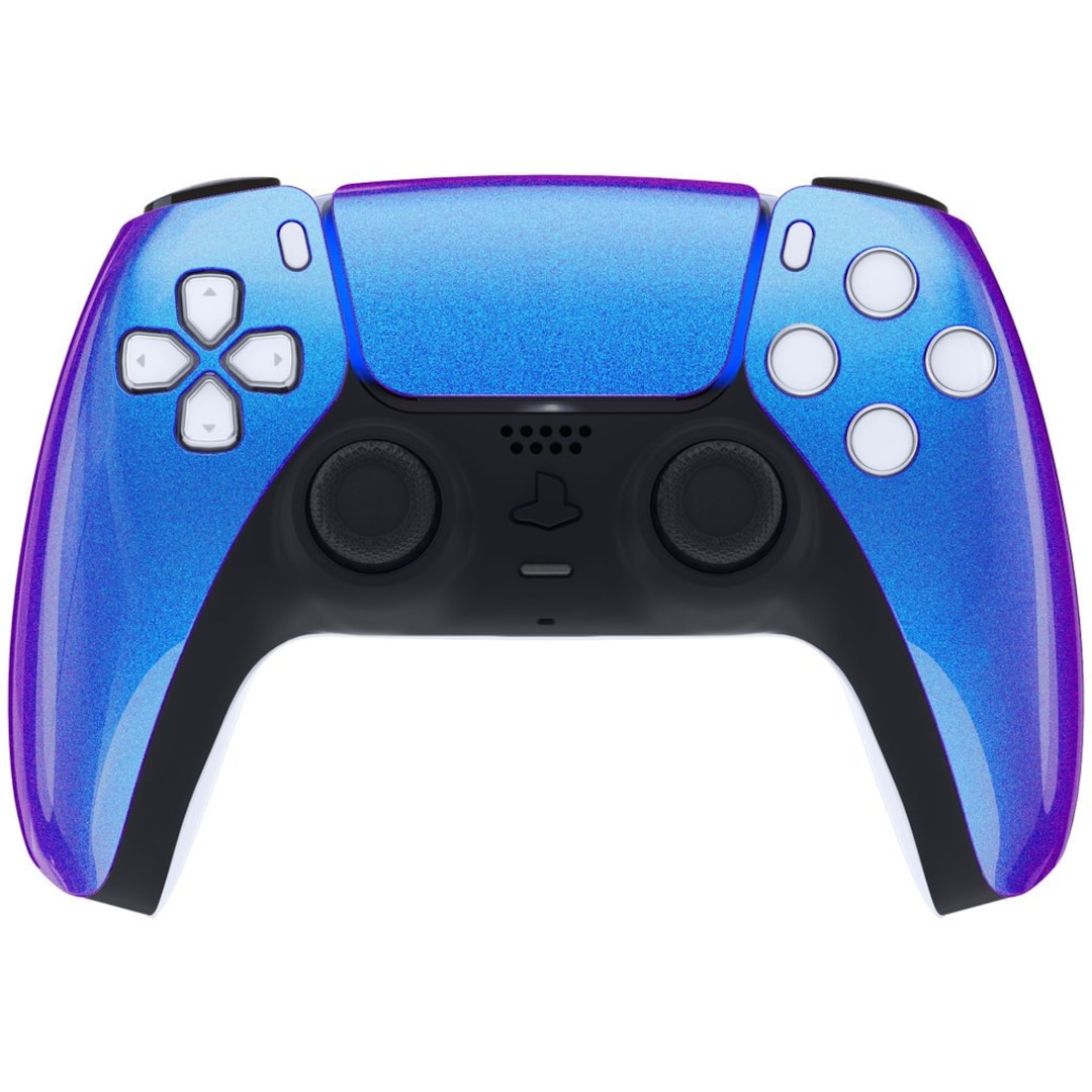 Chameleon Purple Blue Touchpad Front Housing Shell for Ps5 Controller ...
