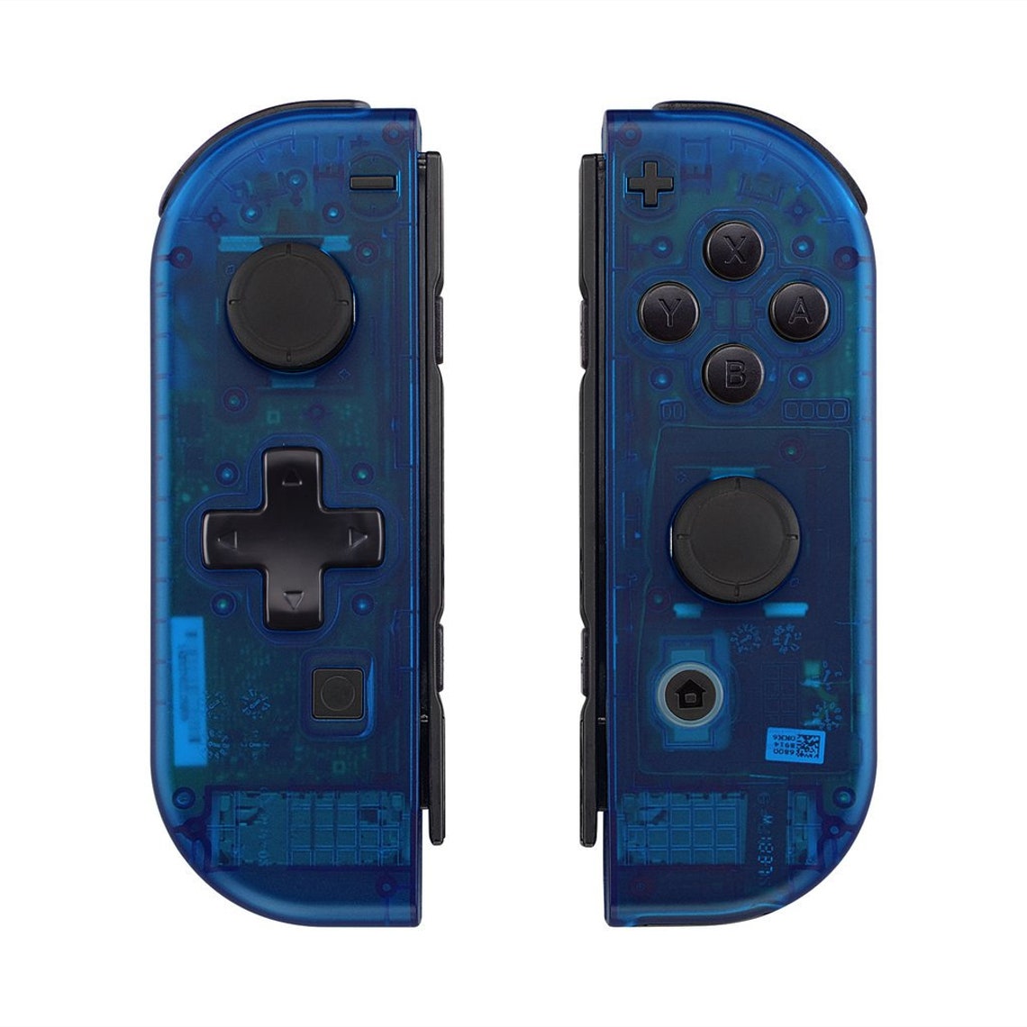 Clear Blue Joycon Controller D-PAD Version Housing With Full - Etsy UK