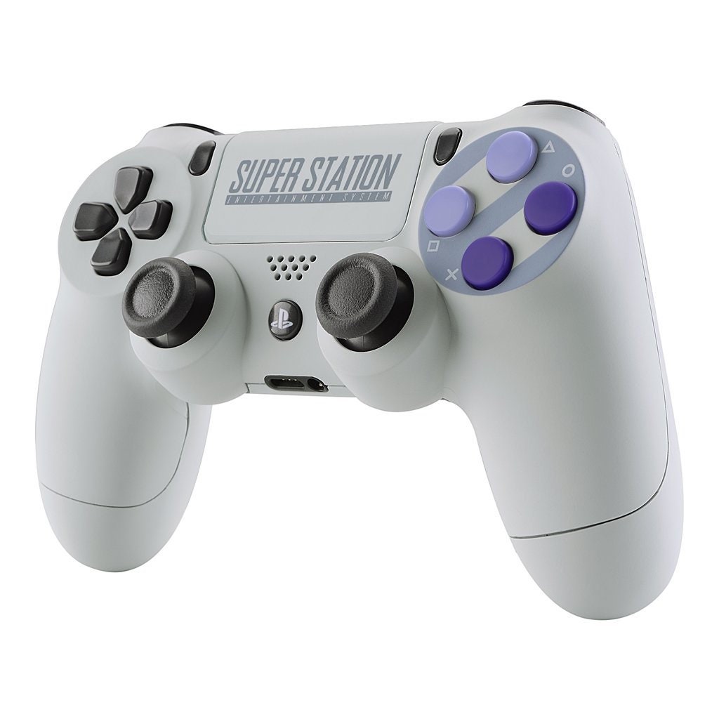 Classics SNES Style Front Back Shell W/ Touchpad for PS4 Slim - Etsy