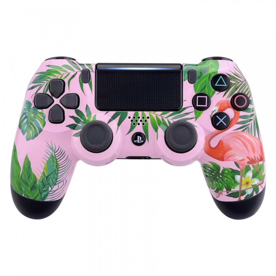 Flamingo Pink Front Housing Shell Cover for PS4 Slim PS4 Pro Controller ...