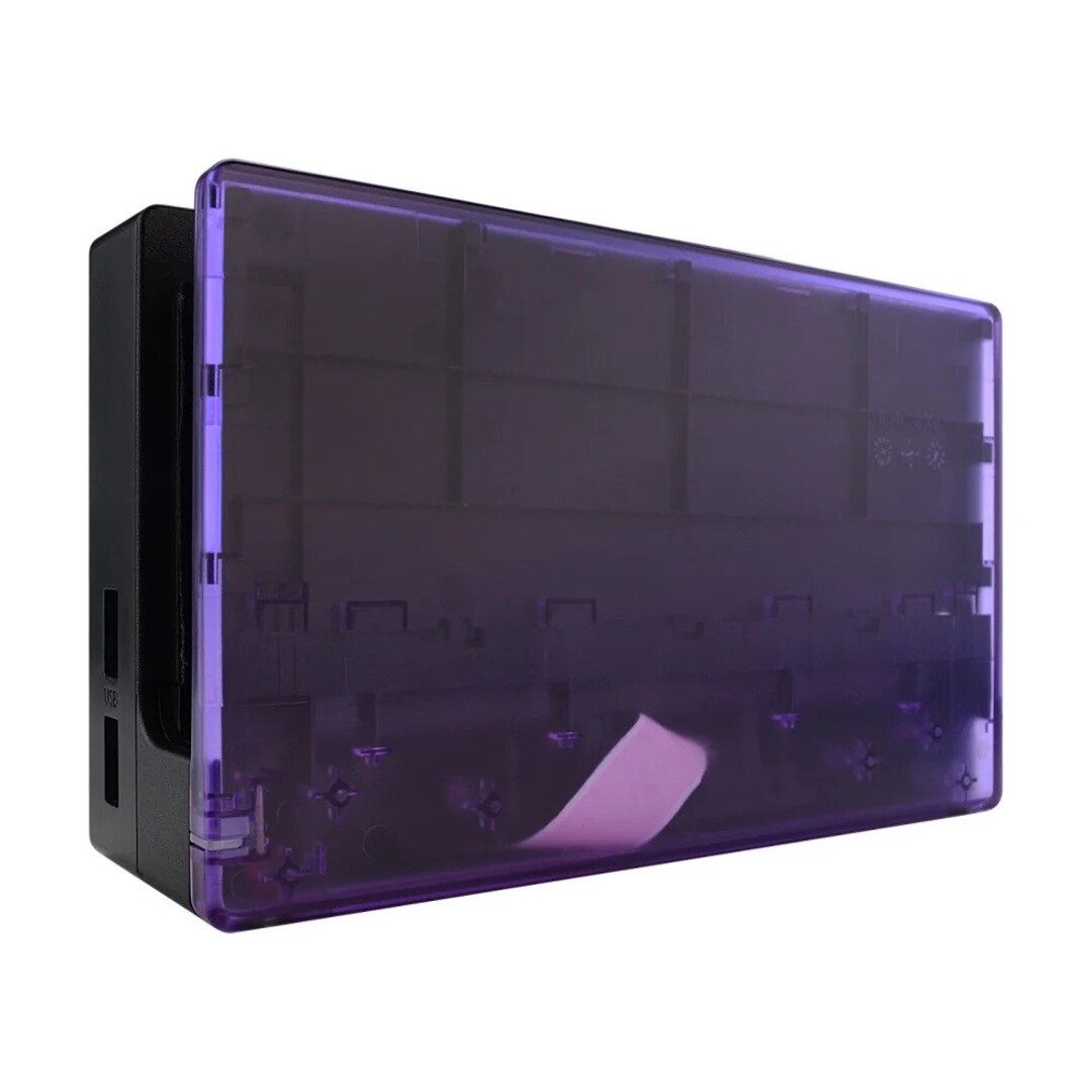 Clear Purple Faceplate for Nintendo Switch Dock, DIY Replacement ...
