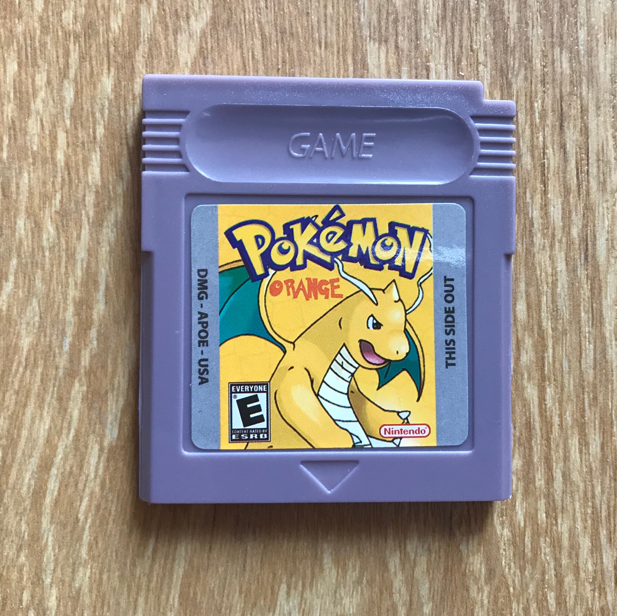Pokemon Orange Edition Game Boy Color Pokemon Orange | Etsy