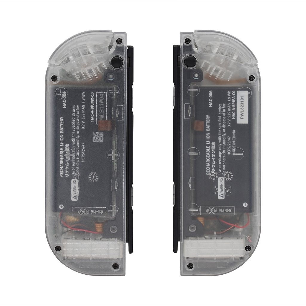 Clear Transparent Joycon Controller (D-PAD Version) Housing With Full ...
