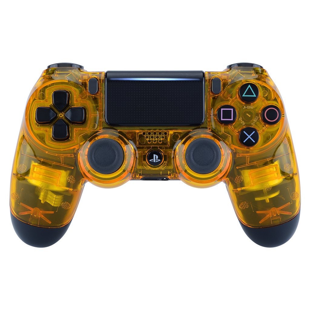 Transparent Clear Yellow Front Housing Shell Cover for PS4 - Etsy