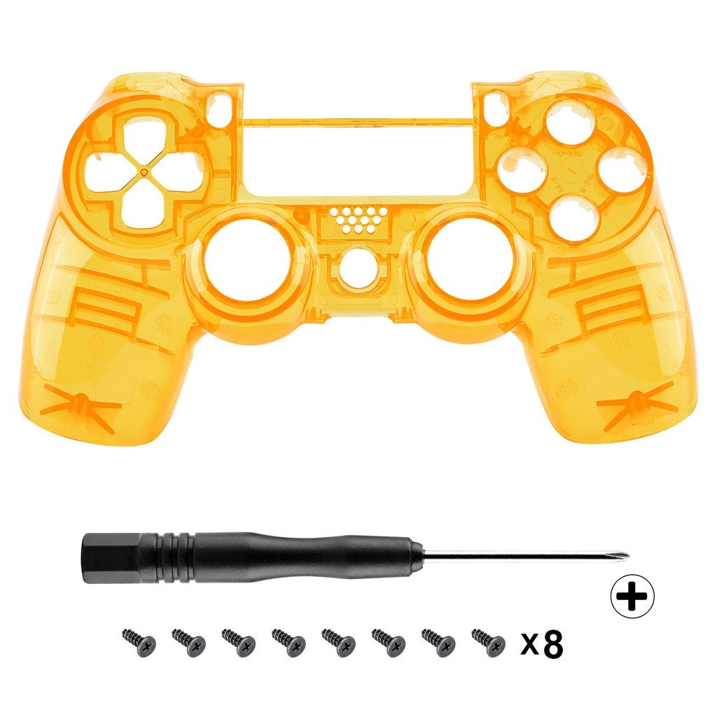 Transparent Clear Yellow Front Housing Shell Cover for PS4 | Etsy