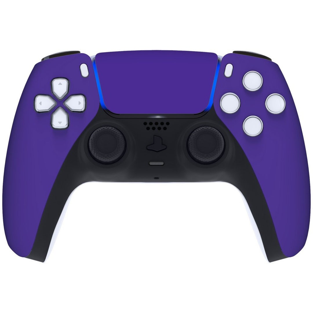 Purple Touchpad Front Housing Shell for Ps5 Controller, Soft Touch Diy ...