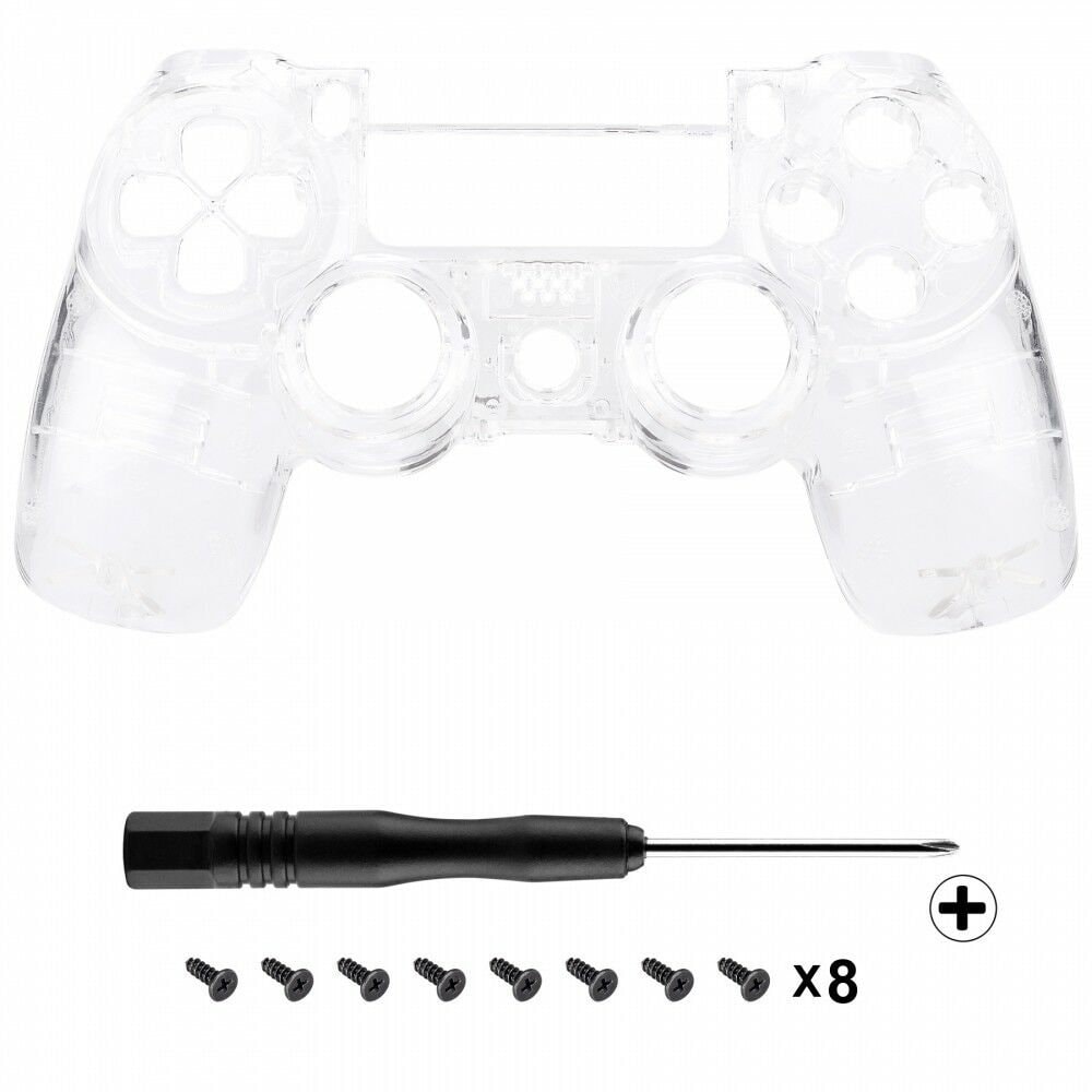 Transparent Clear Front Housing Shell Cover for PS4 Slim PS4 Pro ...
