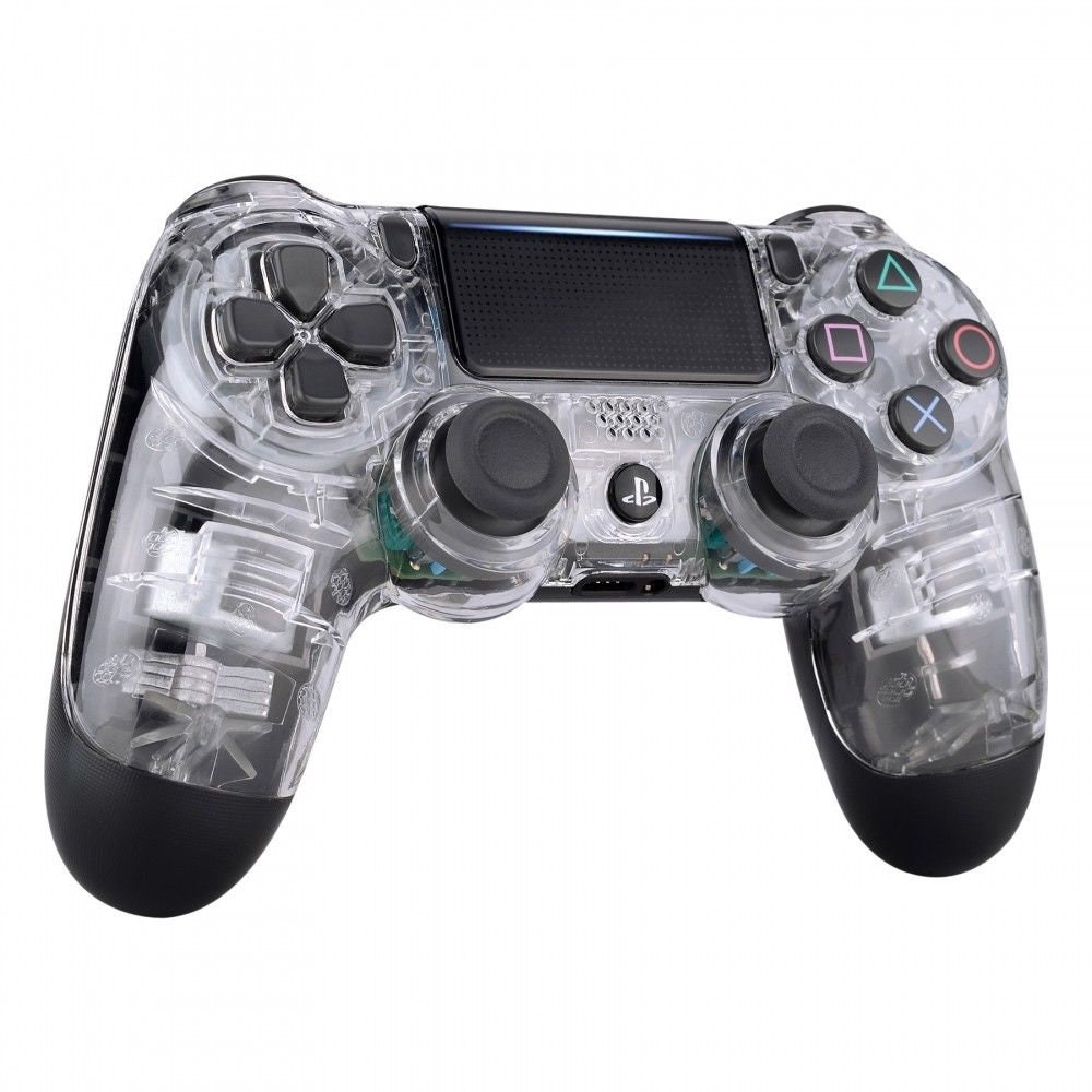 Transparent Clear Front Housing Shell Cover for PS4 Slim PS4 Pro ...