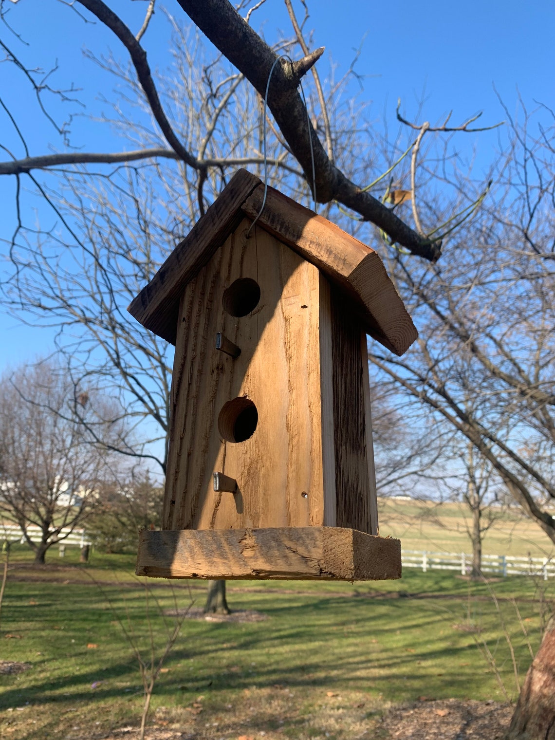Rustic Birdhouse Rustic Home Decorbird Housefarmhouse | Etsy
