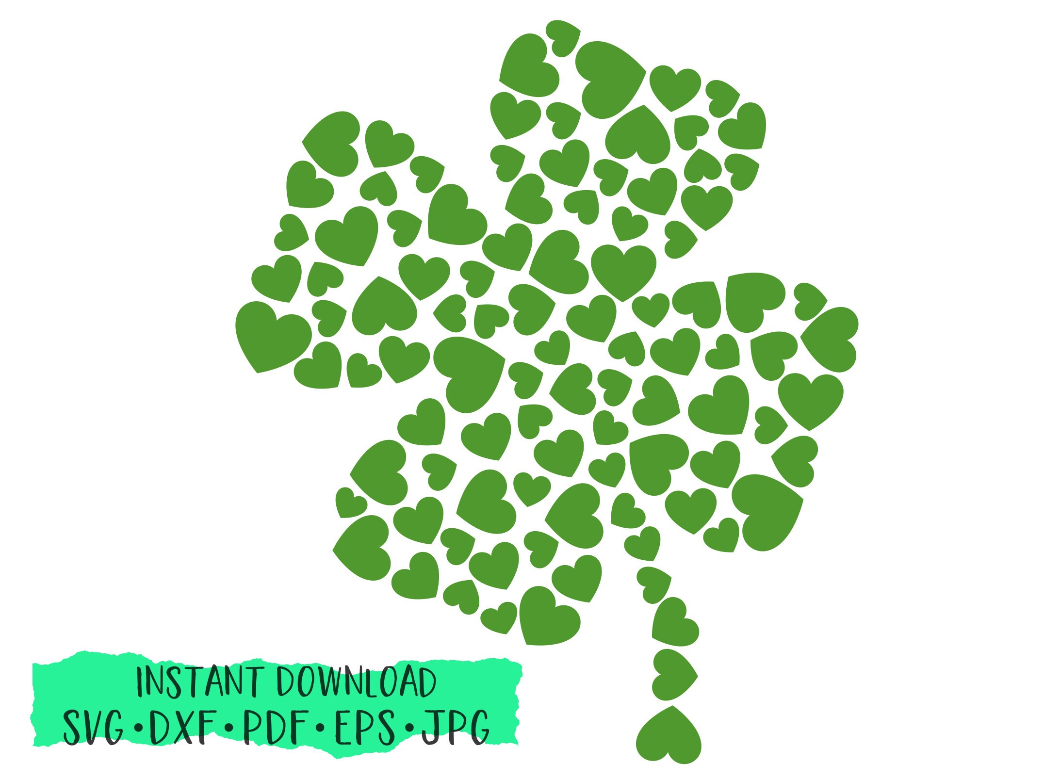 Patrick shirt Svg Shamrock Heart Svg for cricut Lucky Svg Happy Patrick ...