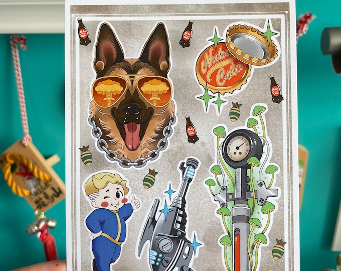 Fallout Tattoo Flash Print - Etsy