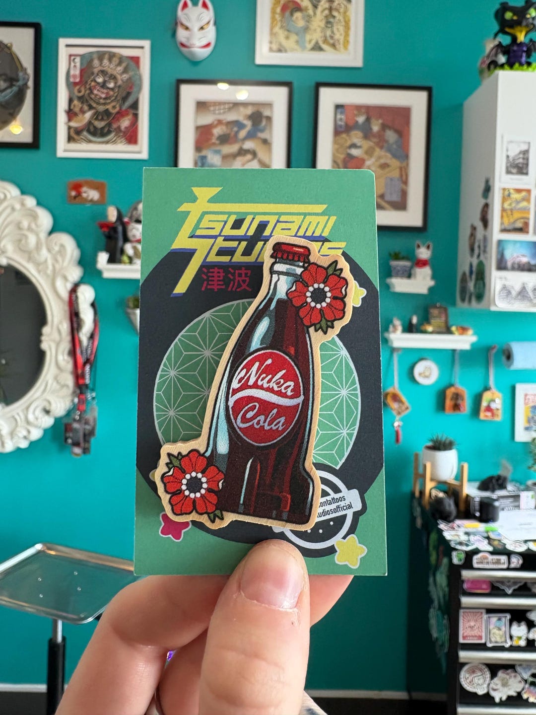 Nuka Cola Fallout Wooden Pin - Etsy