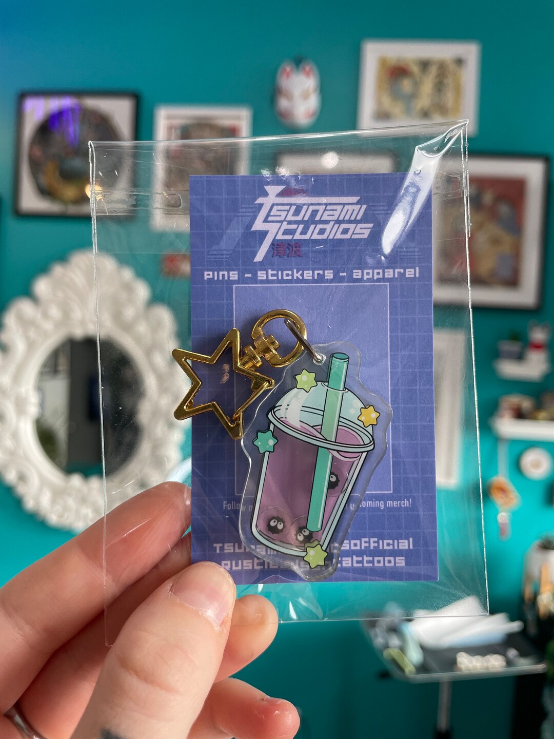 Soot Sprite Boba Shaker Charm - Etsy