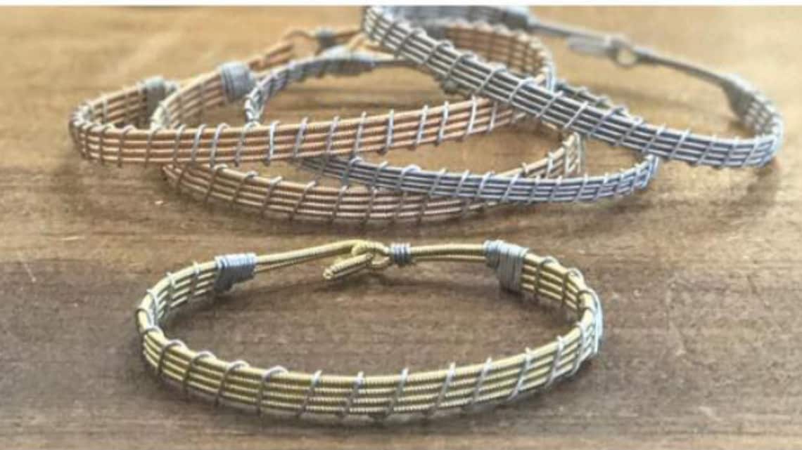 Little Guitars Guitar String Bracelet by Halo Missions - Etsy