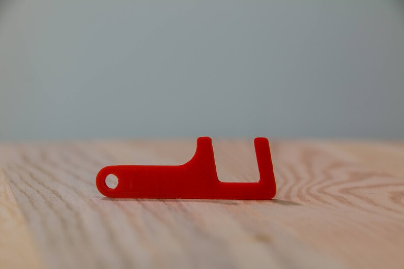 Keychain Phone Kickstand - Black , Keychain Phone Stand, iPhone Stand ...