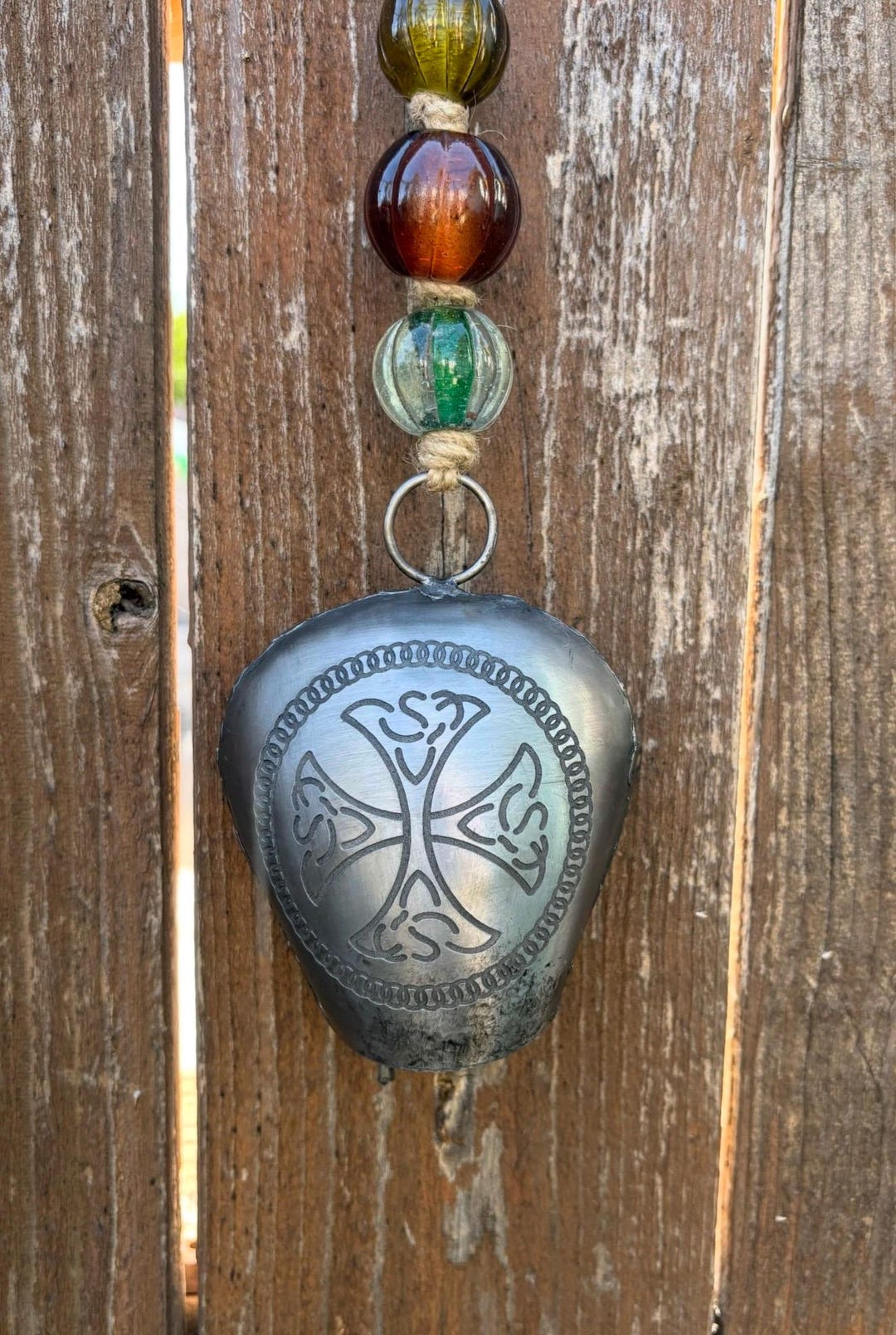 NEW! Unique Celtic Bell Irish or Templar Cross Medieval Style Cross ...