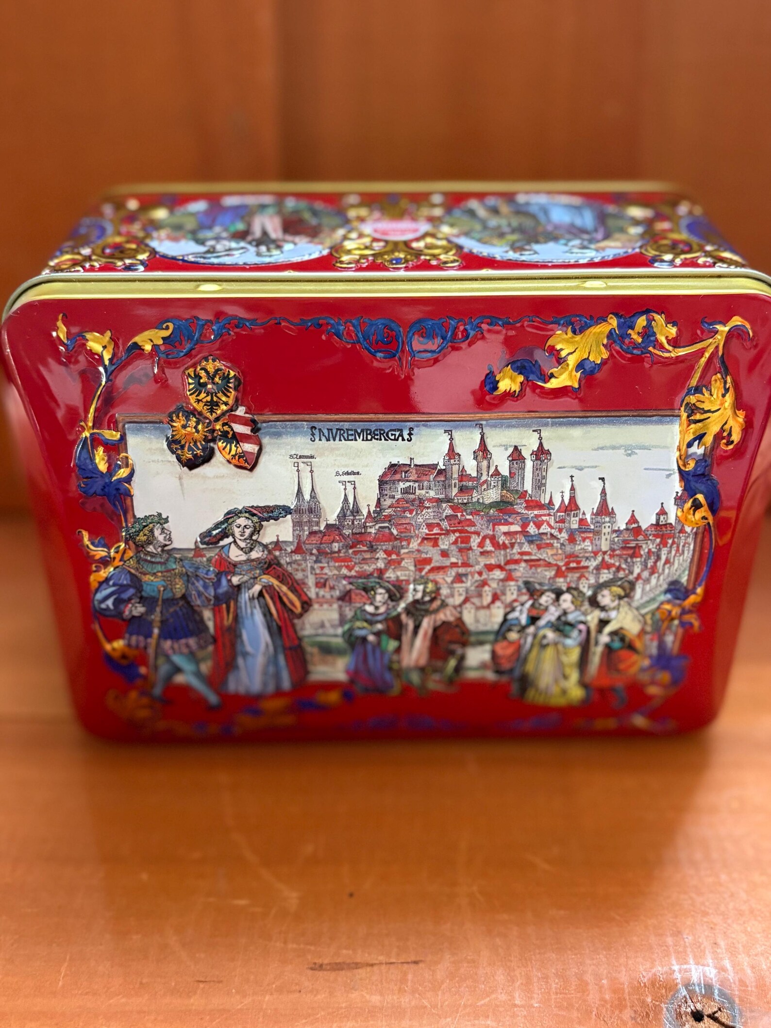 Vintage German Music Box Tin Collection Nürnberg & Lebkuchen Motifs ...