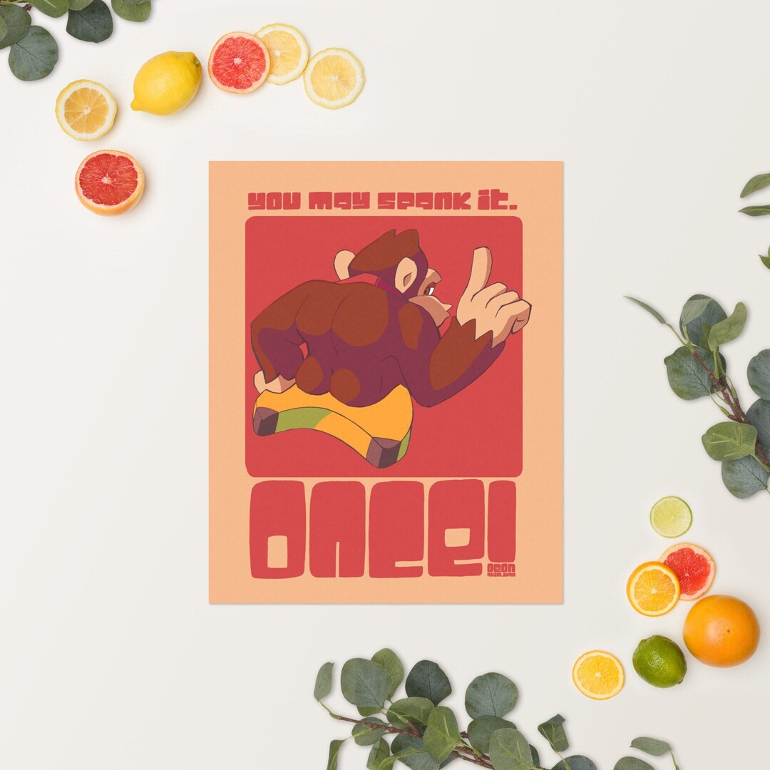Donkey Kong Poster Meme Poster Donkey Kong Country Poster - Etsy