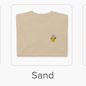 Yellow Pikmin Embroidered T-shirt - Pikmin T-shirt Embroidered- Pikmin ...