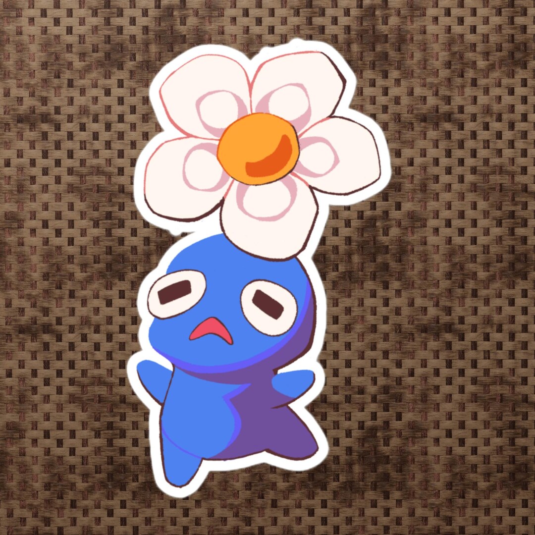 Blue Pikmin Sticker Pikmin Laptop Sticker Cute Video Game Sticker - Etsy